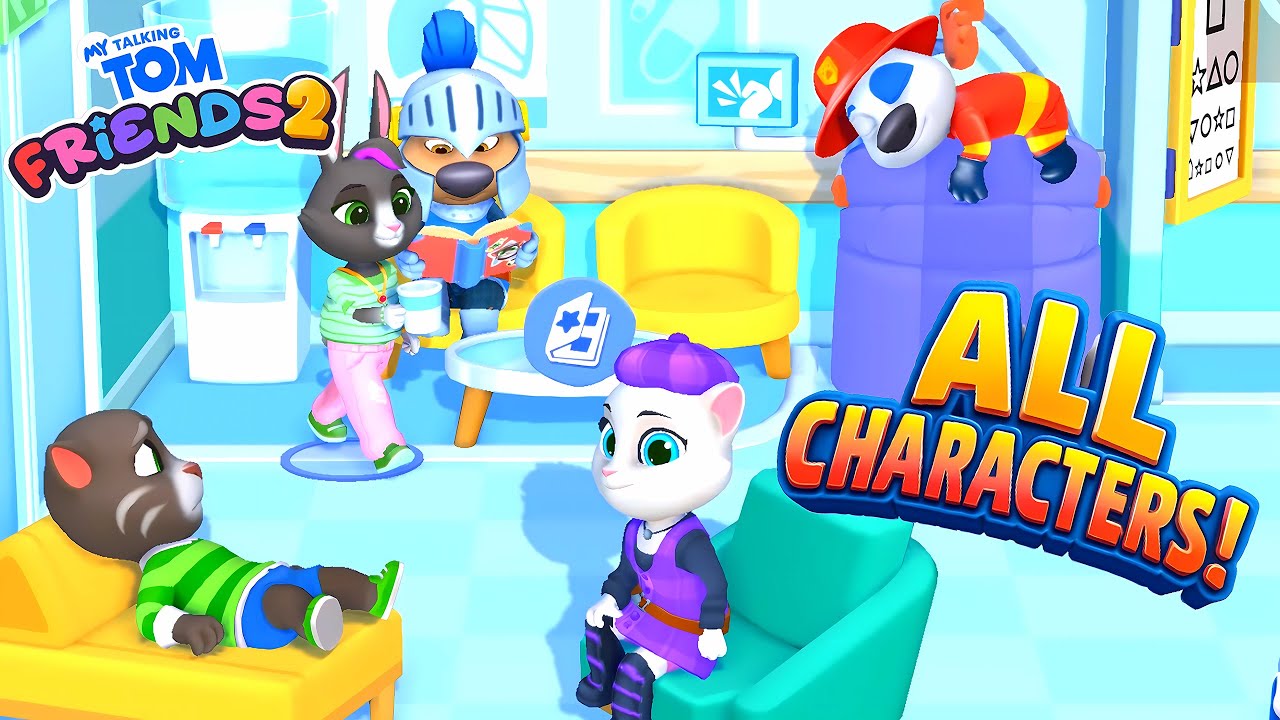 🏥 Hospital Fun & Healing! All Characters Unlocked | My Talking Tom ...