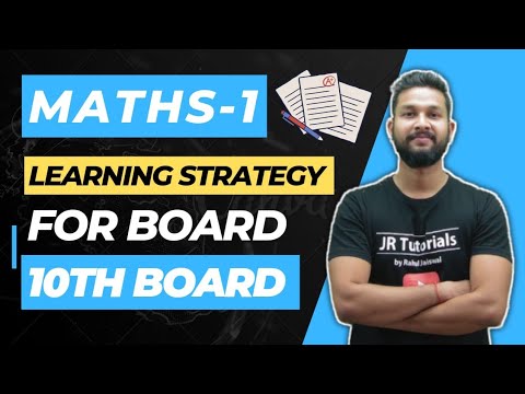 10th Board Maths-1 (Algebra) Learning Strategy For Board Exam 2023 | JR ...