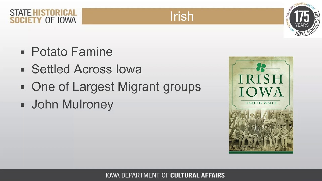 Iowa History 101: Immigration to Iowa - YouTube