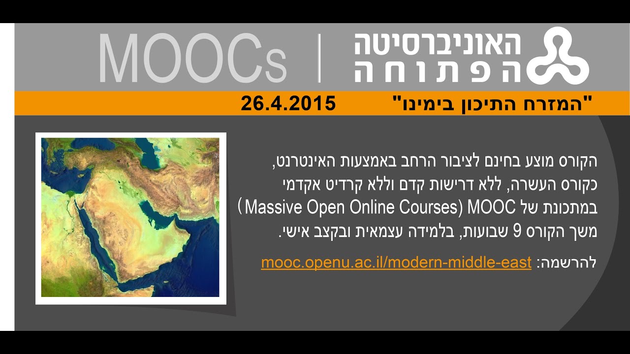 המזרח התיכון בימינו - The Modern Middle East - YouTube