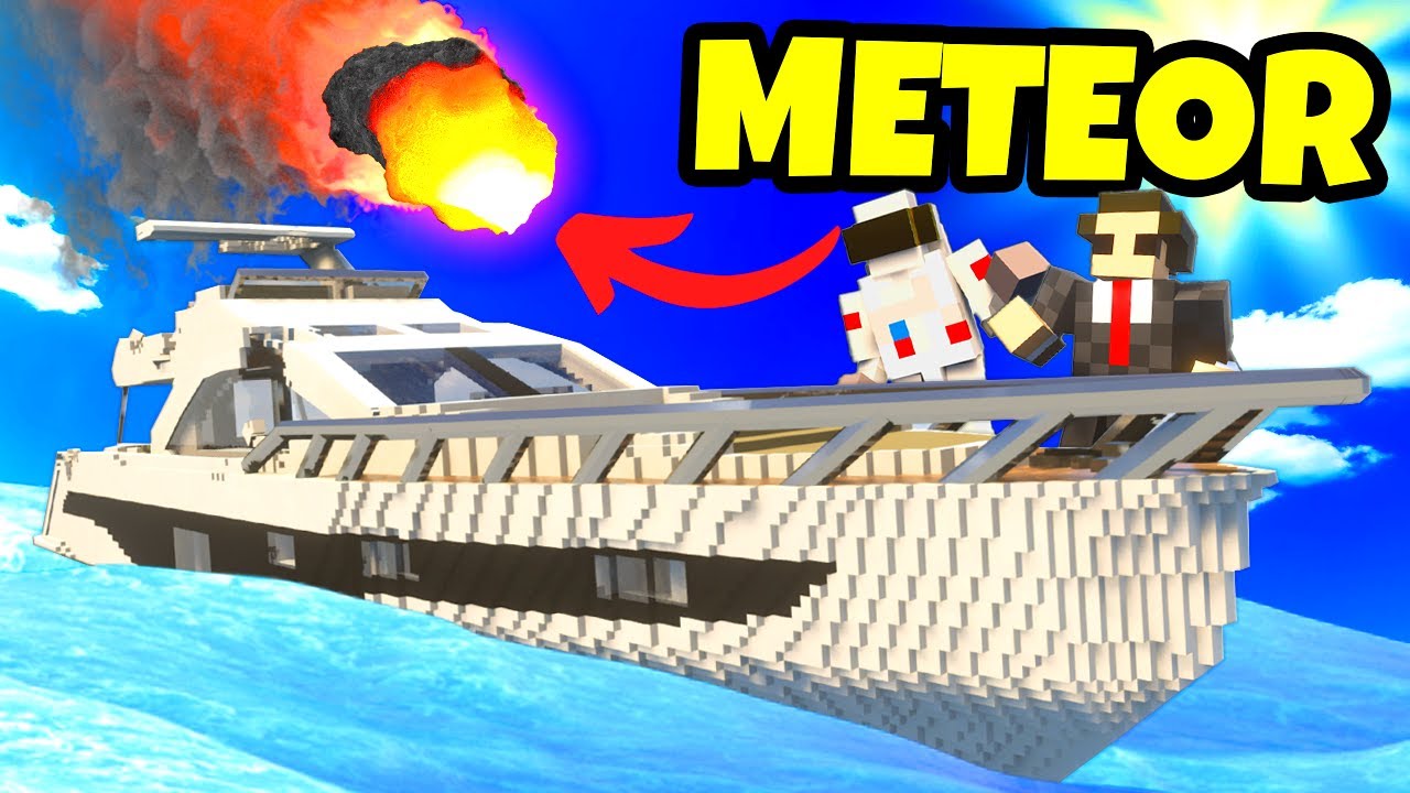 A Meteor CRASHED Into Our Luxury Yacht in Teardown Multiplayer Mods ...