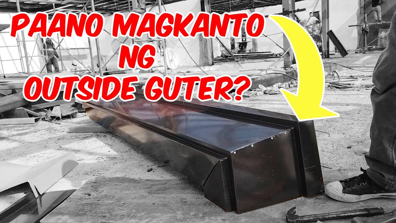 PAANO MAGKANTO NG OUTSIDE GUTTER? - YouTube