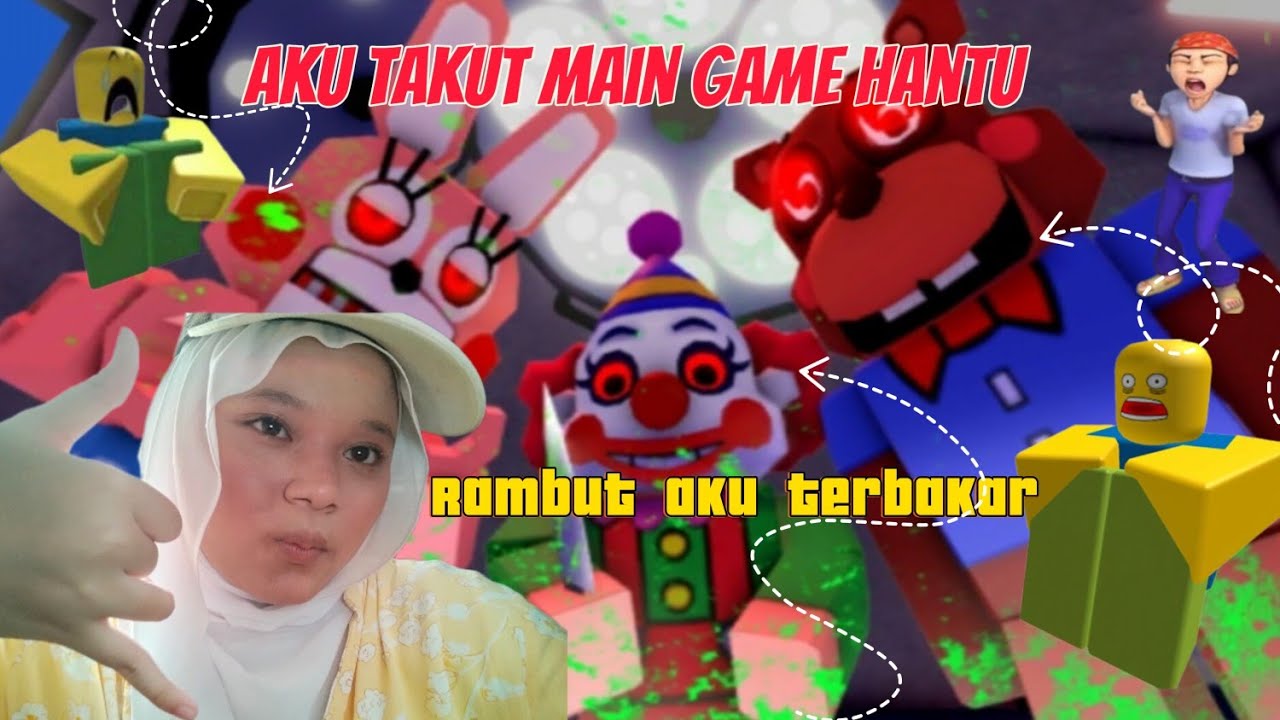 "AKU MAIN GAMES HANTU SAMPAI KEPALA AKU TERBAKAR... TAKUTNYA HaHa - YouTube