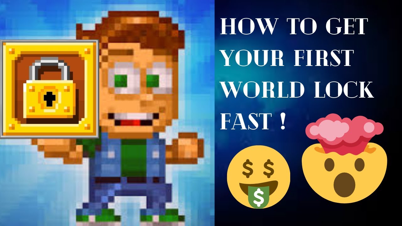 Pixel Worlds | How To Get Your First World Lock Fast & Easy ! - YouTube