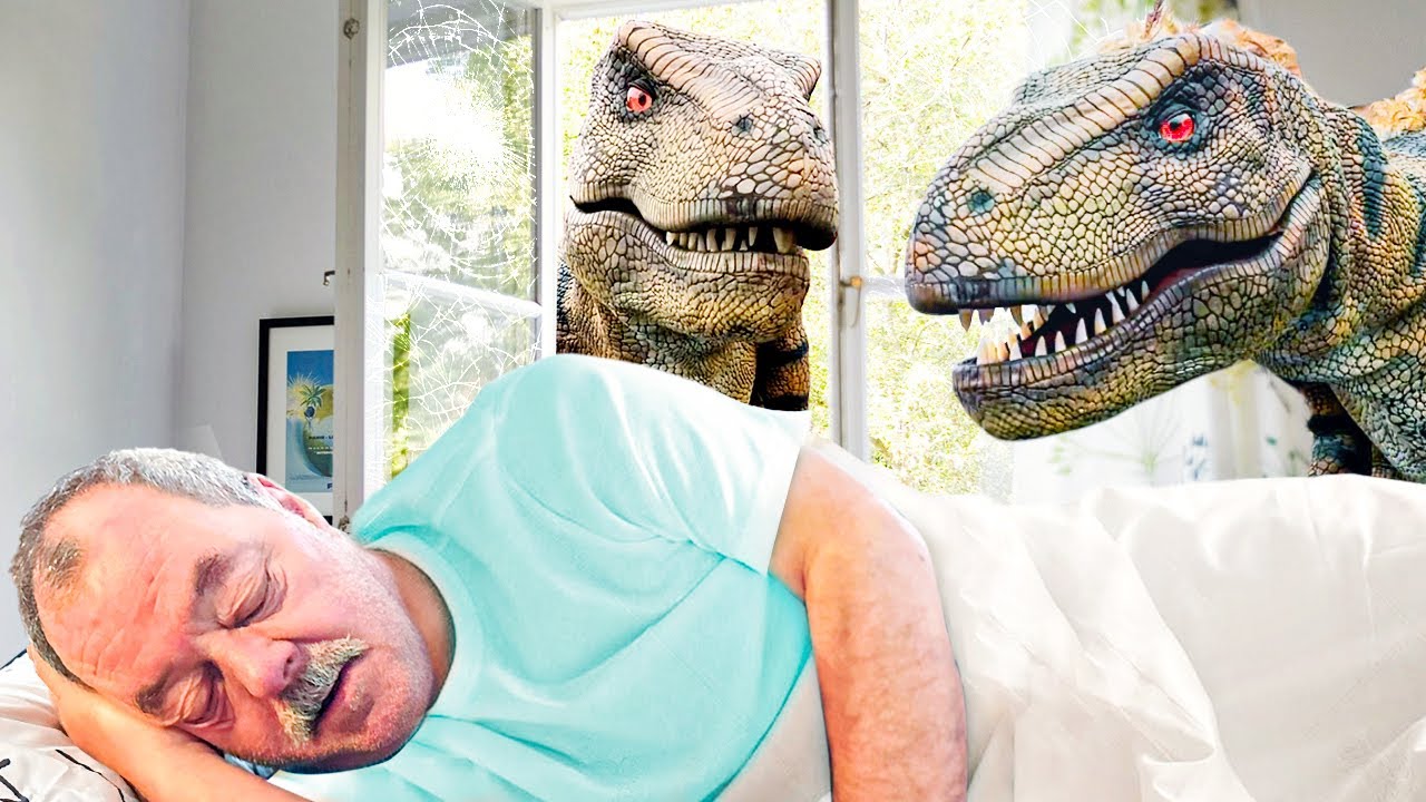 Funny Dinosaur Prank - YouTube