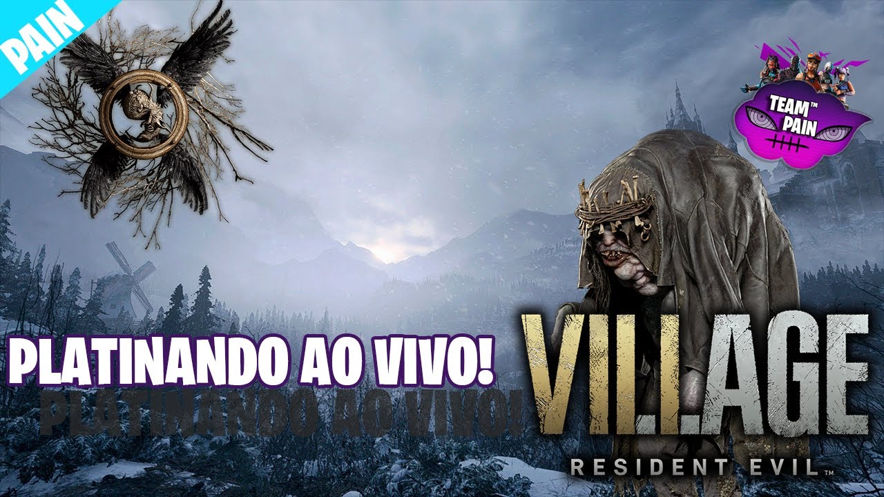 Platinando Resident Evil Village AO VIVO - O MONSTRO DO LAGO - YouTube