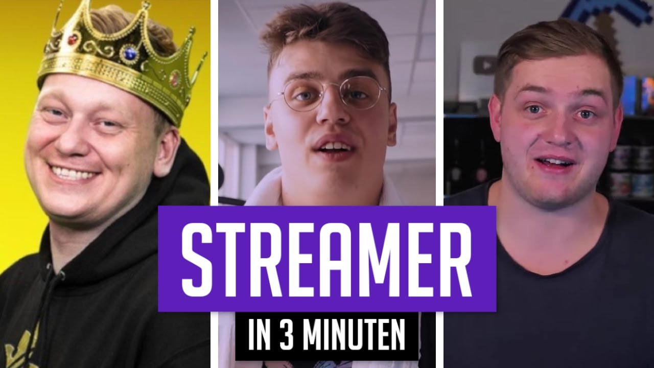 14 deutsche Streamer in 3 Minuten - YouTube