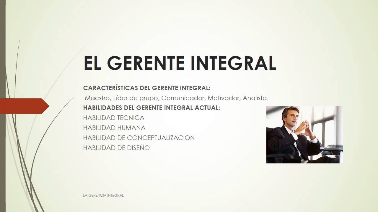 LA GERENCIA INTEGRAL - YouTube
