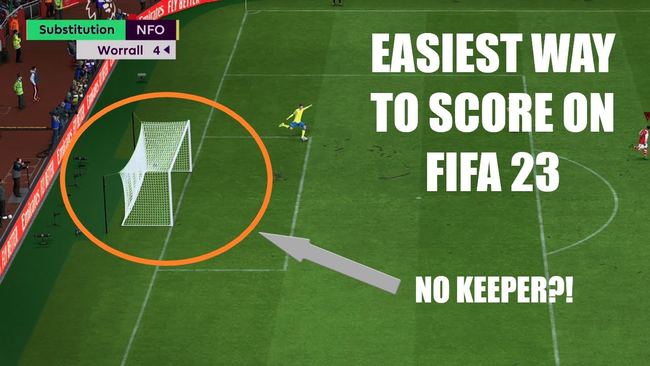 SCORE EASY GOALS ON FIFA 23 - CRAZY NO KEEPER GLITCH! HAVE YOU SEEN ...
