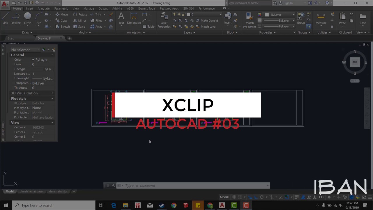 TIPS membuat POTONGAN di AUTOCAD, TERNYATA INI RAHASIA NYA ...