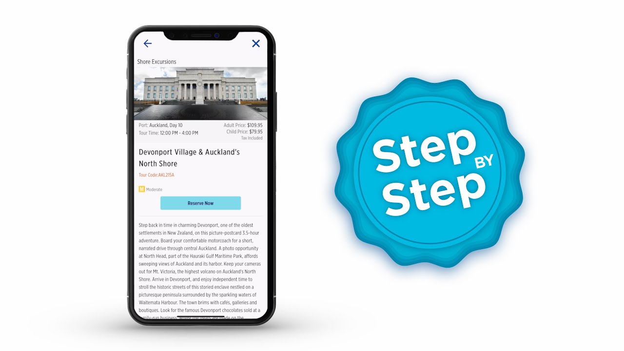 JourneyView® Step by Step Book Shore Excursion | Princess Cruises - YouTube
