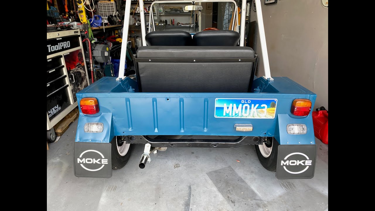 Mini Moke Restoration Part 21 - finally complete and registered! - YouTube