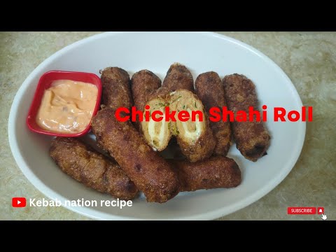 ek aur naye tarike banae chicken Shahi Roll ki bahut hi mazedar recipe ...