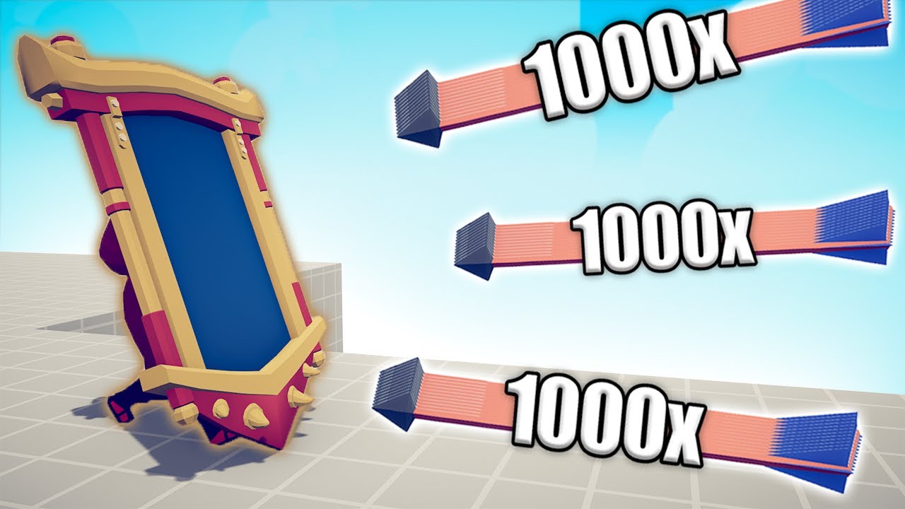 NARUTO MIRROR SHIELD vs 1000x OVERPOWERED - TABS | Totally Accurate ...