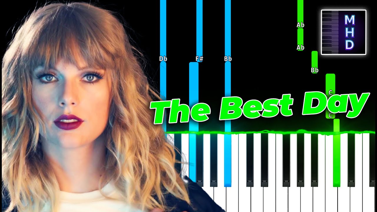 Taylor Swift - The Best Day (Piano Tutorial Easy) - YouTube