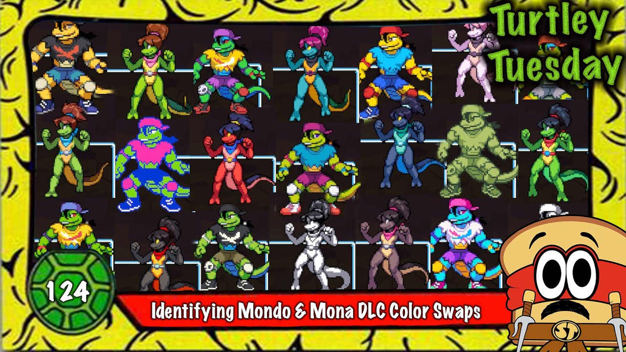Identifying Mondo Gecko & Mona Lisa DLC Color Swaps in Shredder's ...