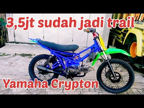 Yamaha Crypton modifikasi trail bebek standard