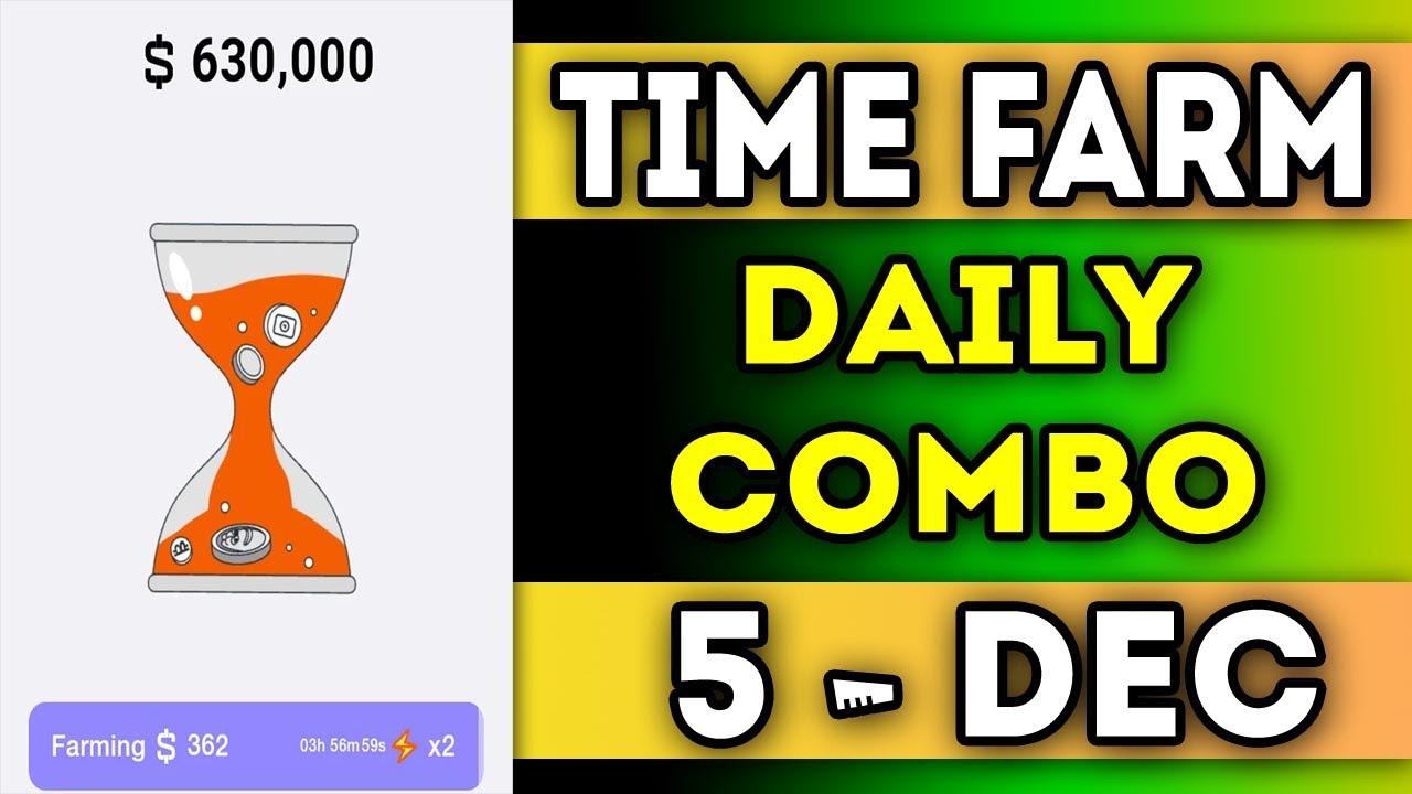 Time Farm Daily Combo 5 Dec 2024 | Today Time Farm Oracle Answer | Time ...