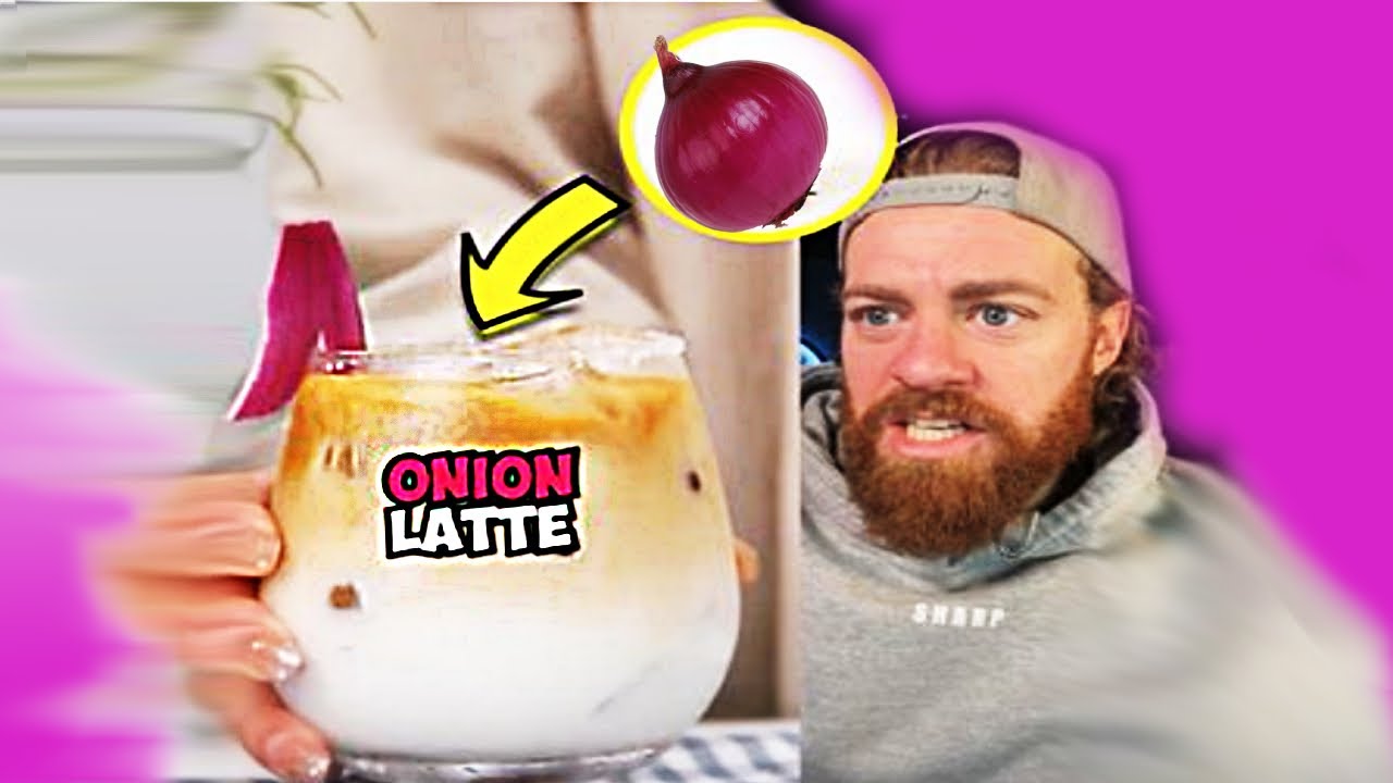 Drinking an Onion Coffee - Try not to Laugh - YouTube