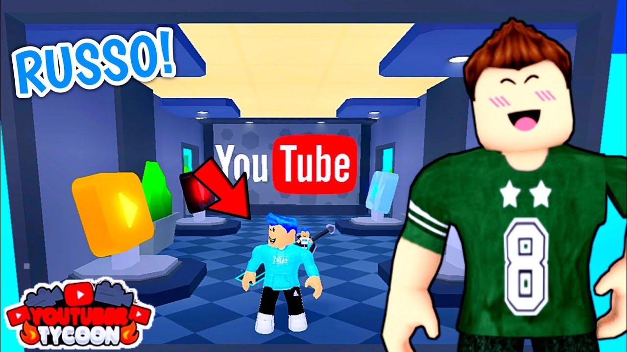 I BECOME RUSSOPLAYS! YOUTUBER TYCOON ROBLOX (THIRD REBIRTH!) - YouTube