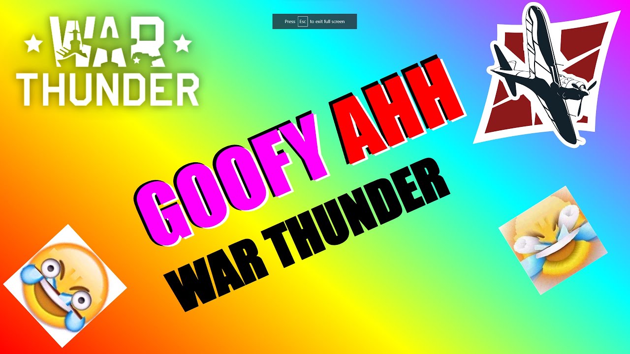 Goofy Ahh War Thunder - YouTube