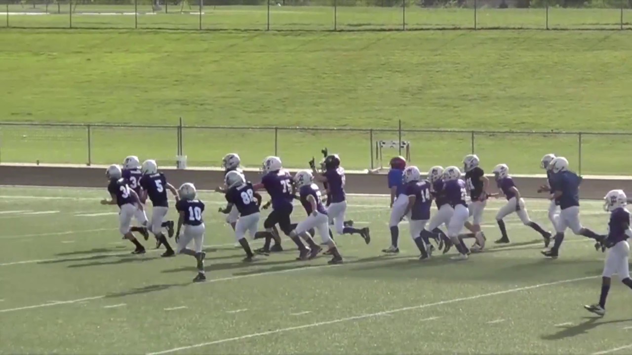 AngL 41 Gut Wedge Off Set I youth football play from Power Wing Beast ...