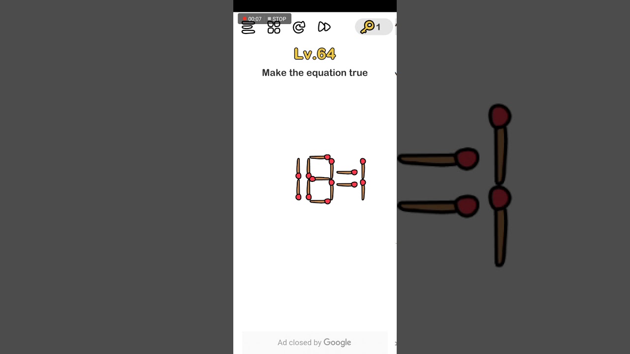 How to make the equation true? BRAIN 🧠 OUT!) ; - YouTube