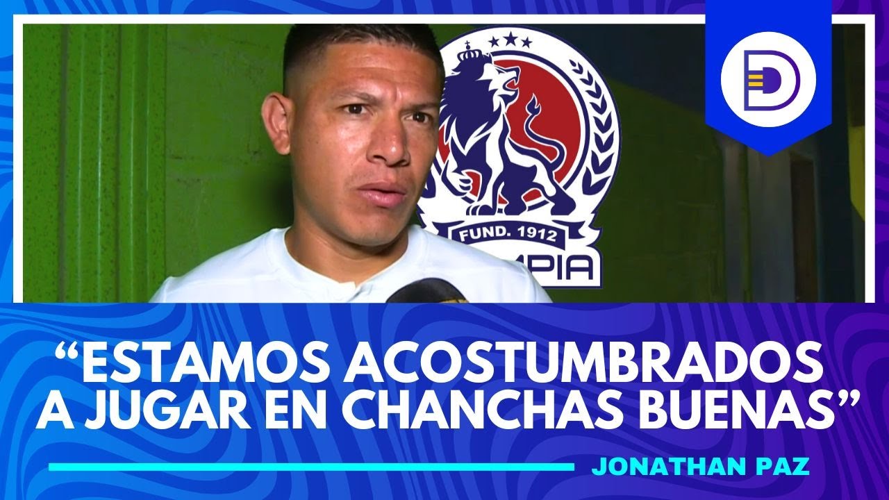 Jonathan Paz destaca los mayores retos de jugar en la cancha de Olancho ...