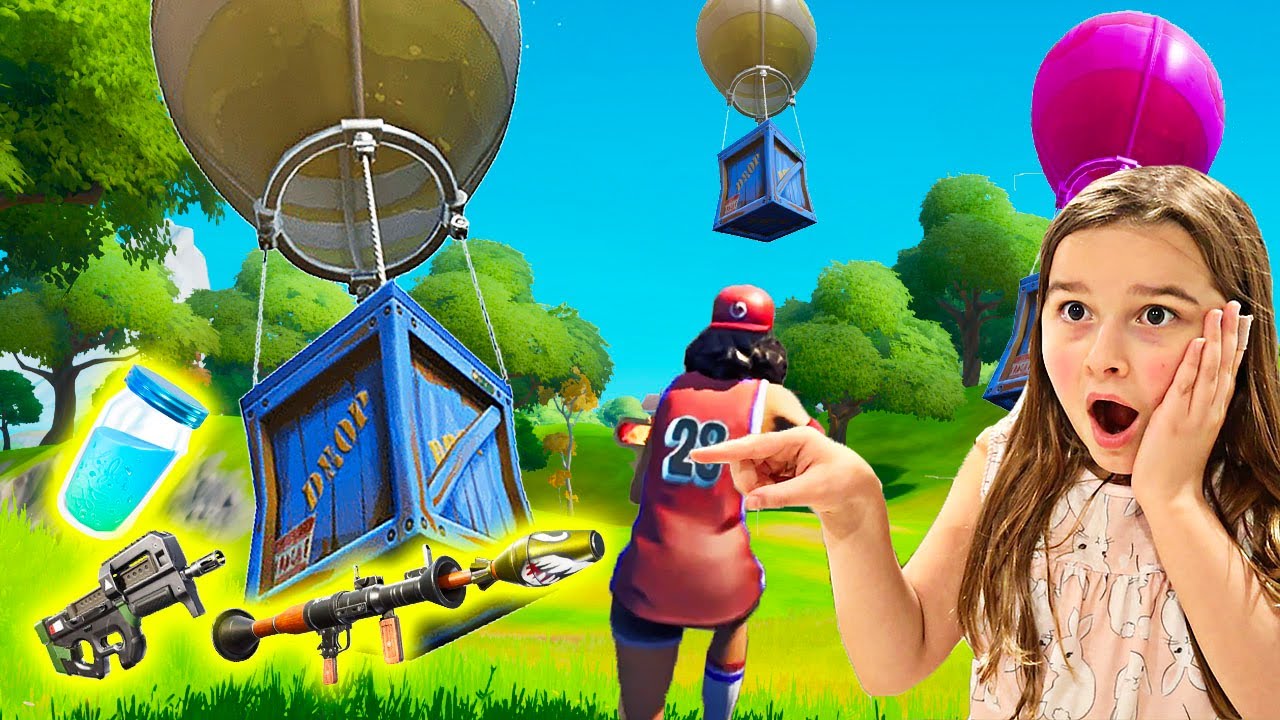 The SUPPLY DROP *ONLY* Challenge In Fortnite! | JKrew Gaming - YouTube