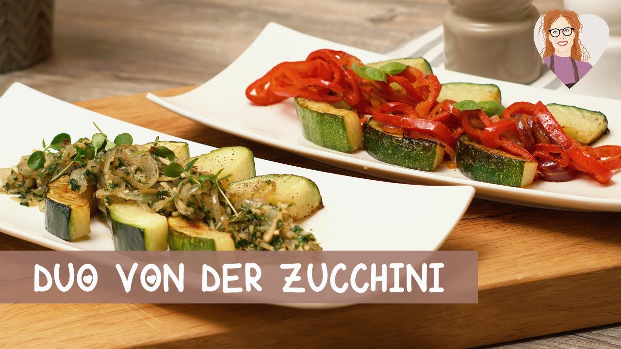 Duo von der Zucchini - herzhaft, kalorienarm und sättigend - YouTube