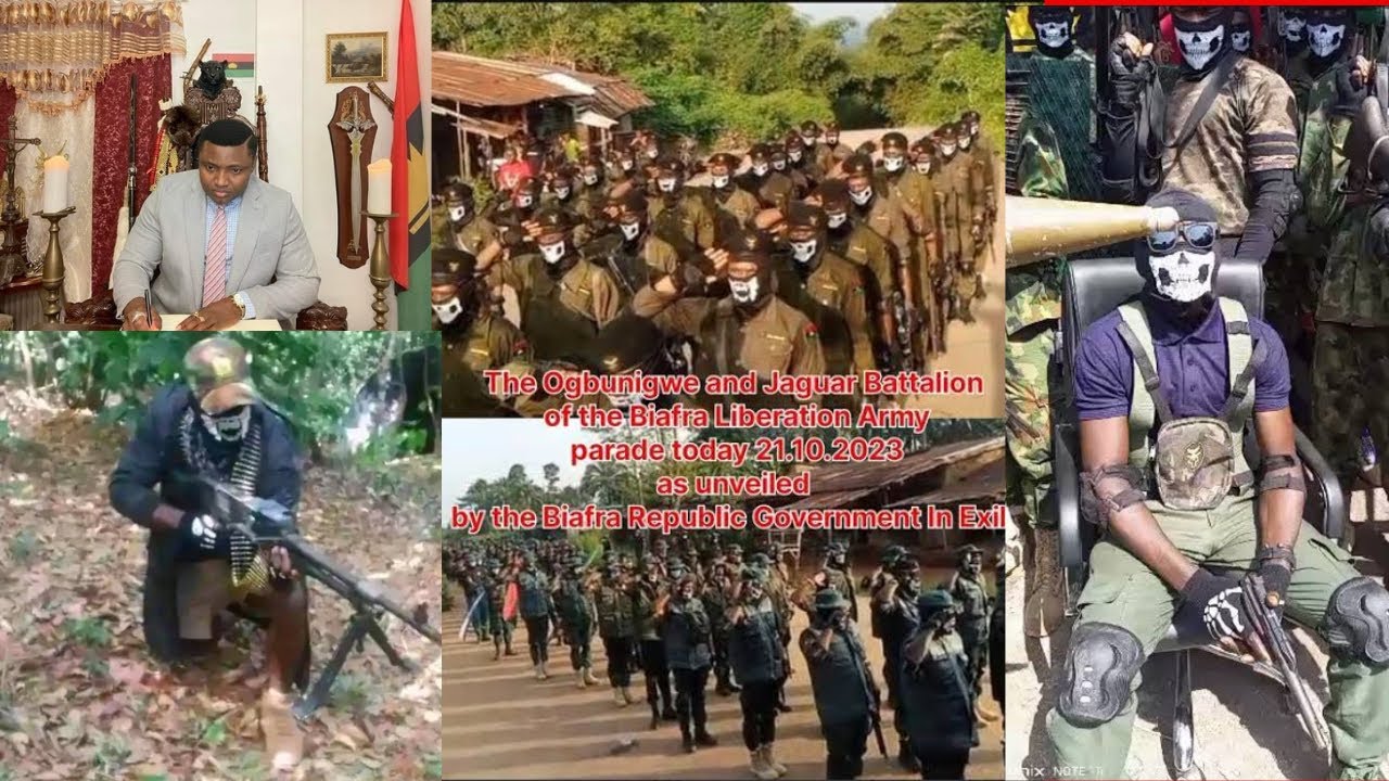 THE OGBUNIGWE AND JAGUAR BATTALION OF THE BIAFRA ARMY LIVE IN ACTION ...