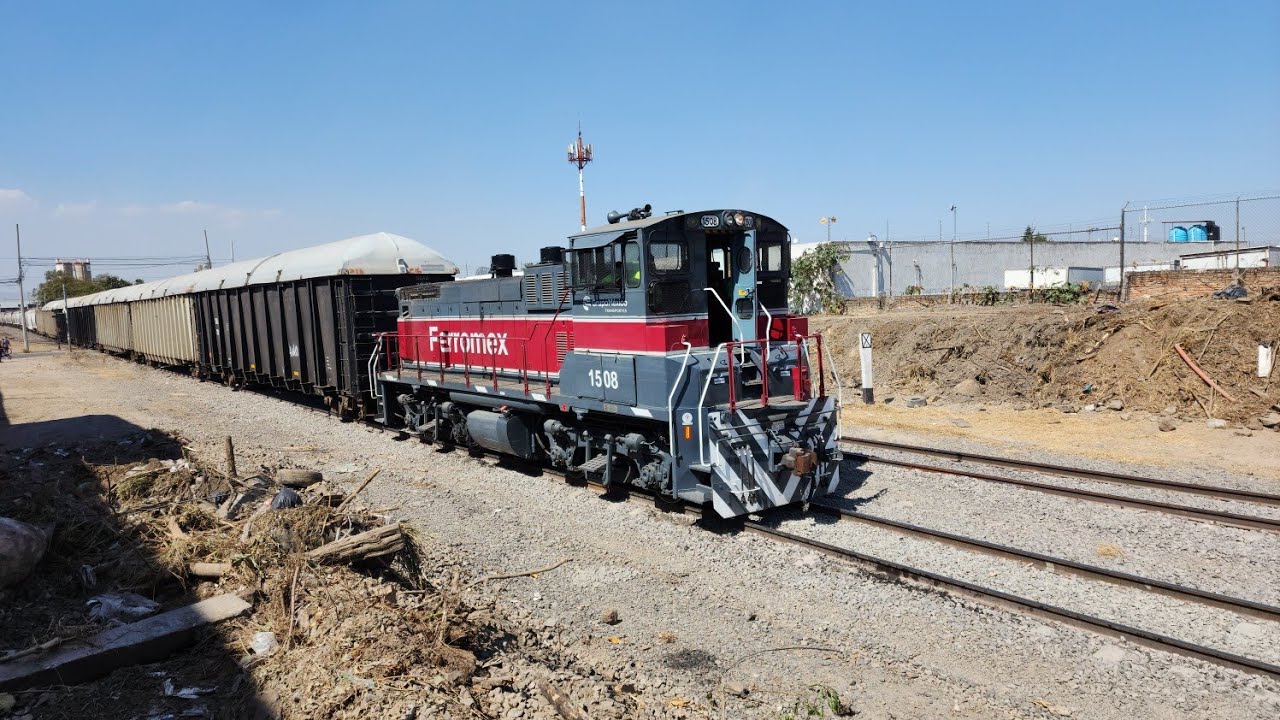 Tren Ferromex en Servicio Zona Industrial GDL - Febrero 1, 2025 - 4K ...