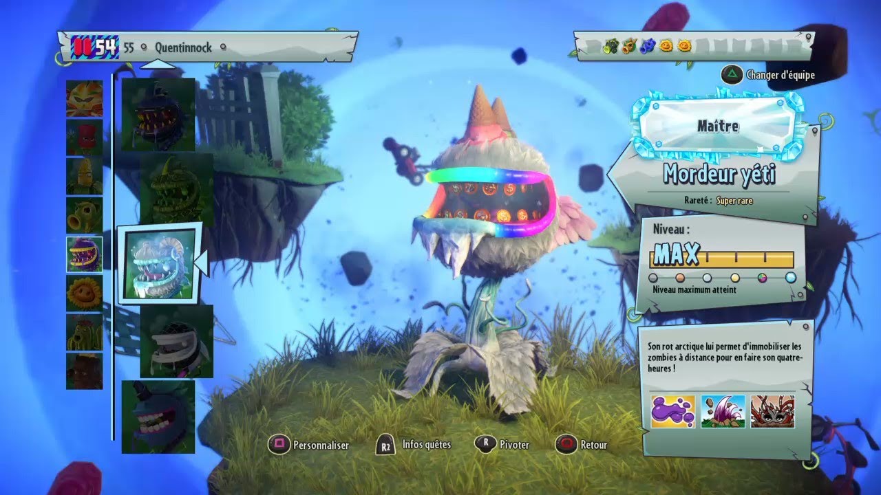 PVZ GW2 Yeti Chomper (Turf Takeover, Zombopolis, No commentary) - YouTube