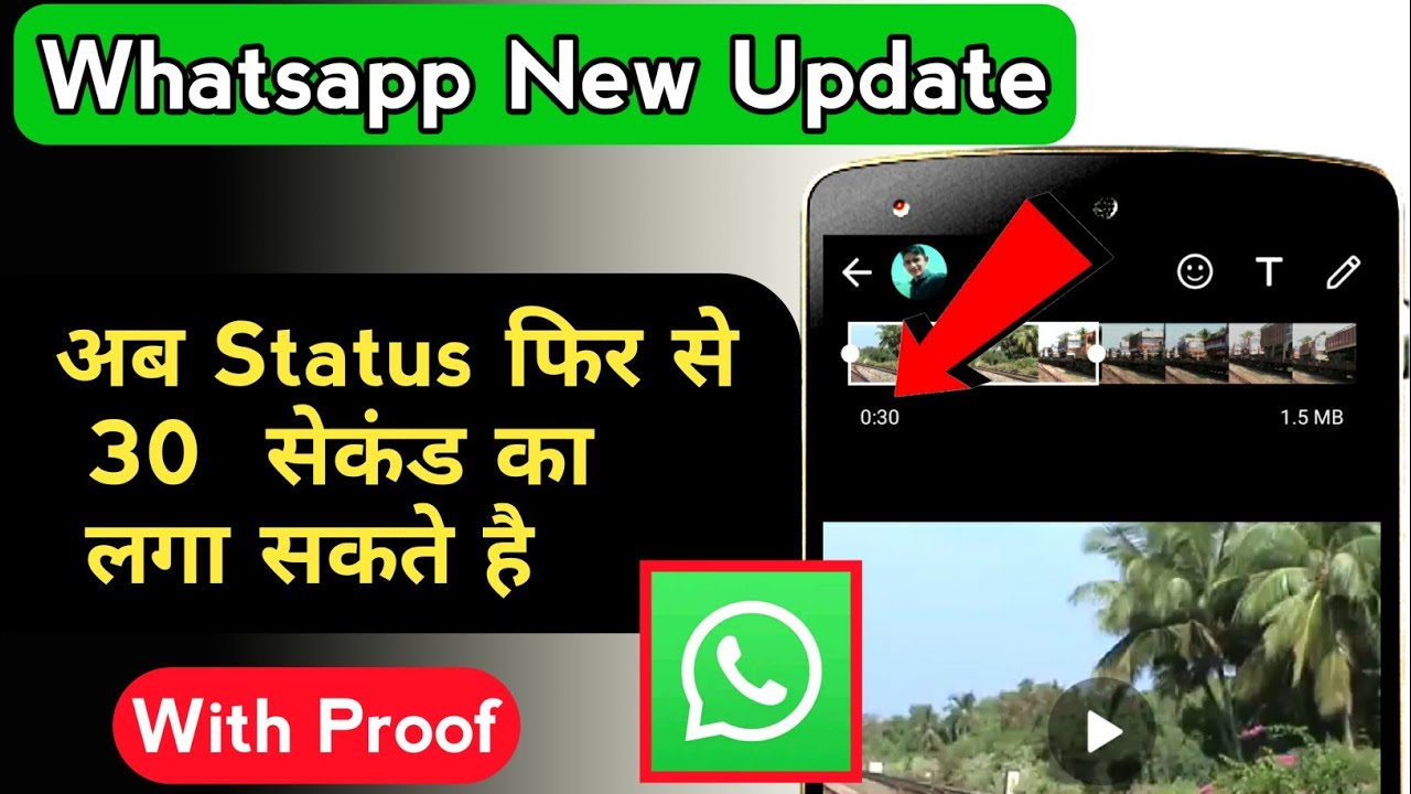Whatsapp Status 30 Second update | Whatsapp status new Update ...