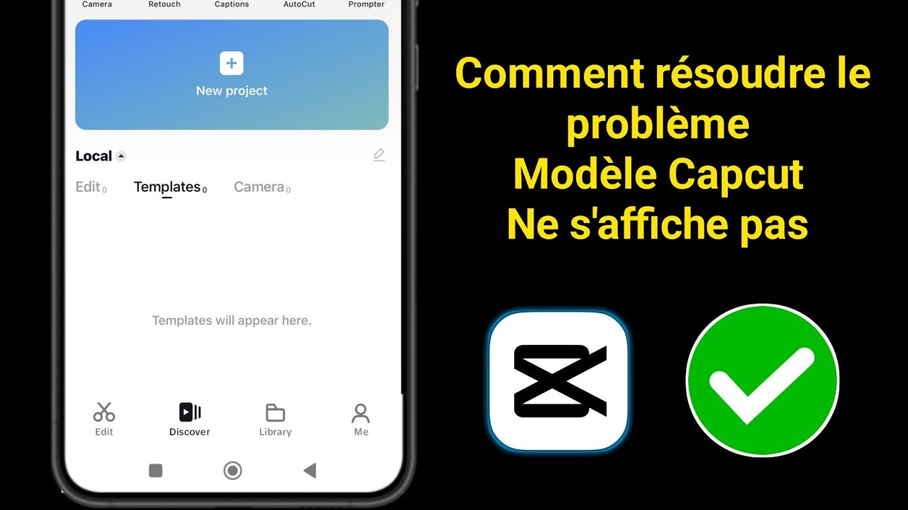 Pour réparer le modèle Capcut qui ne s’affiche pas | Problème de réseau CapCut (2025) - YouTube