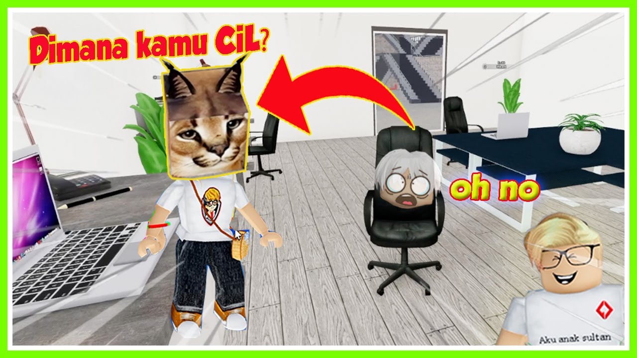 KETIKA MAMACIL NYAMAR JADI KUCING FLOPPA!!! ROBLOX MIKOCIL - YouTube