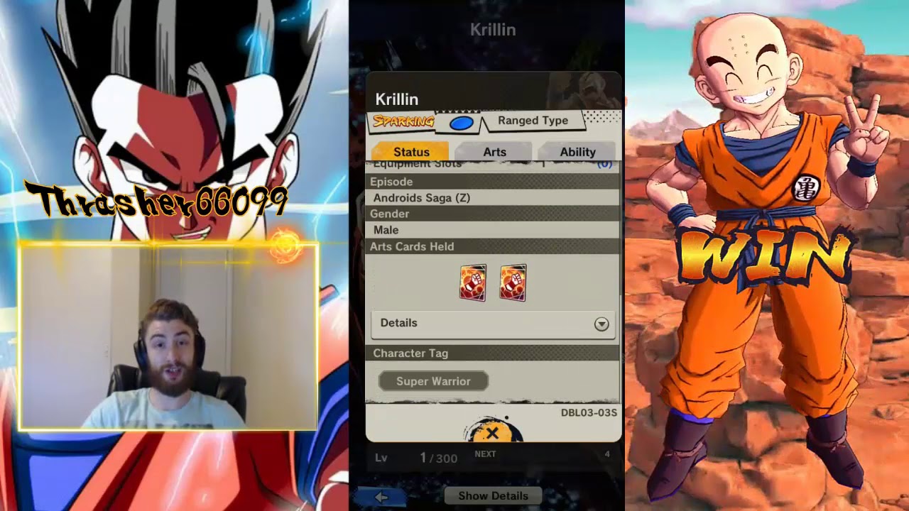 DB Legends - Best Characters Blue Sparking Krillin Gameplay Review ...