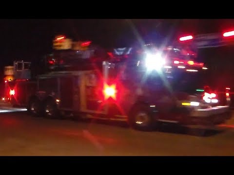 Dunmore Fire Department Ladder 6 & Rescue 6 Responding - YouTube