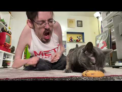 HE IS EATING MY COOKIE