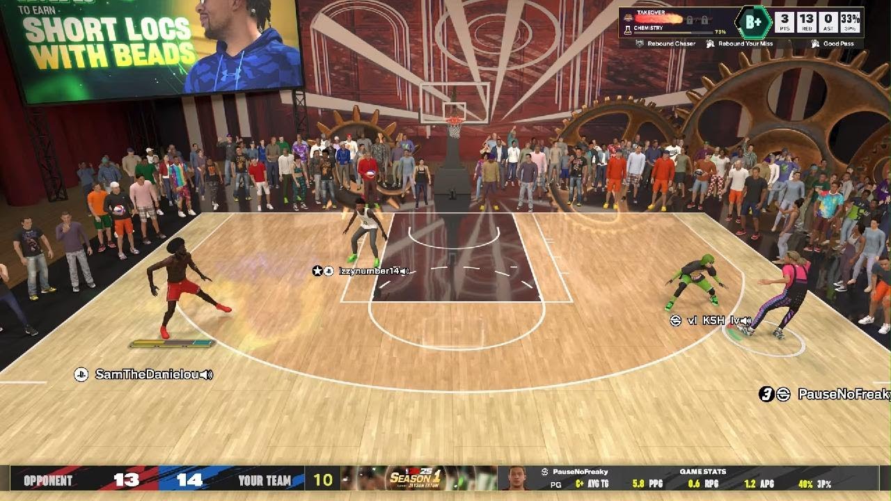 NBA 2K25 6'10 rim bounce - YouTube
