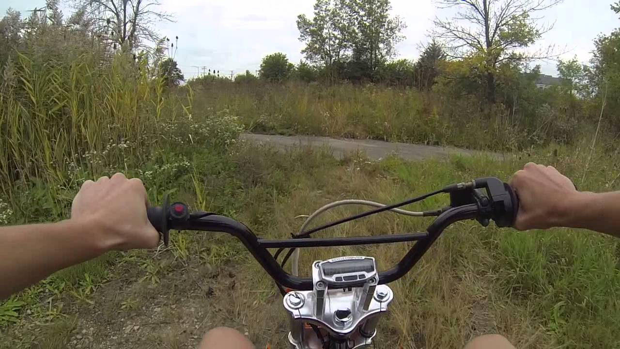 SSR 110cc pit bike Adventure - YouTube