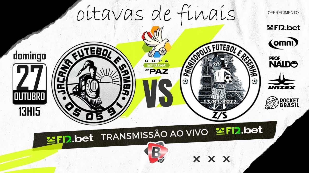 COPA DA PAZ F12.BET - JAÇANÃ X RESENHA - YouTube