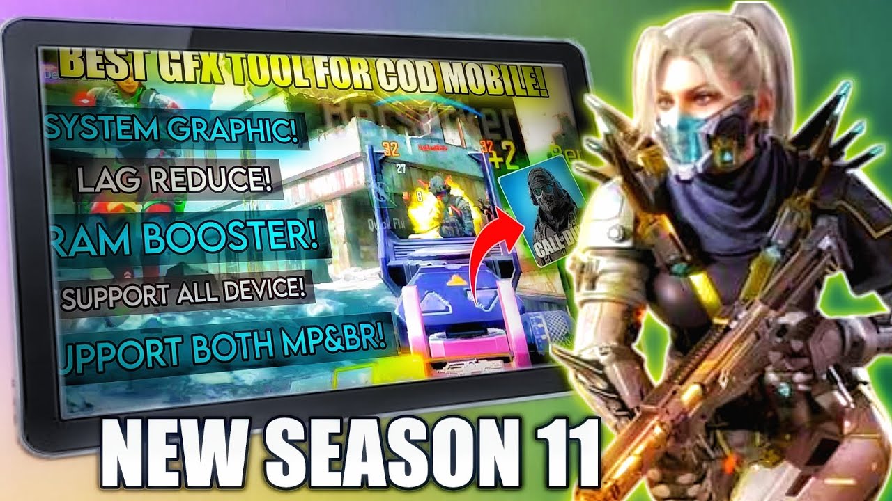 Gfx-tool for cod mobile || how to unlock max graphic || config fix lag ...