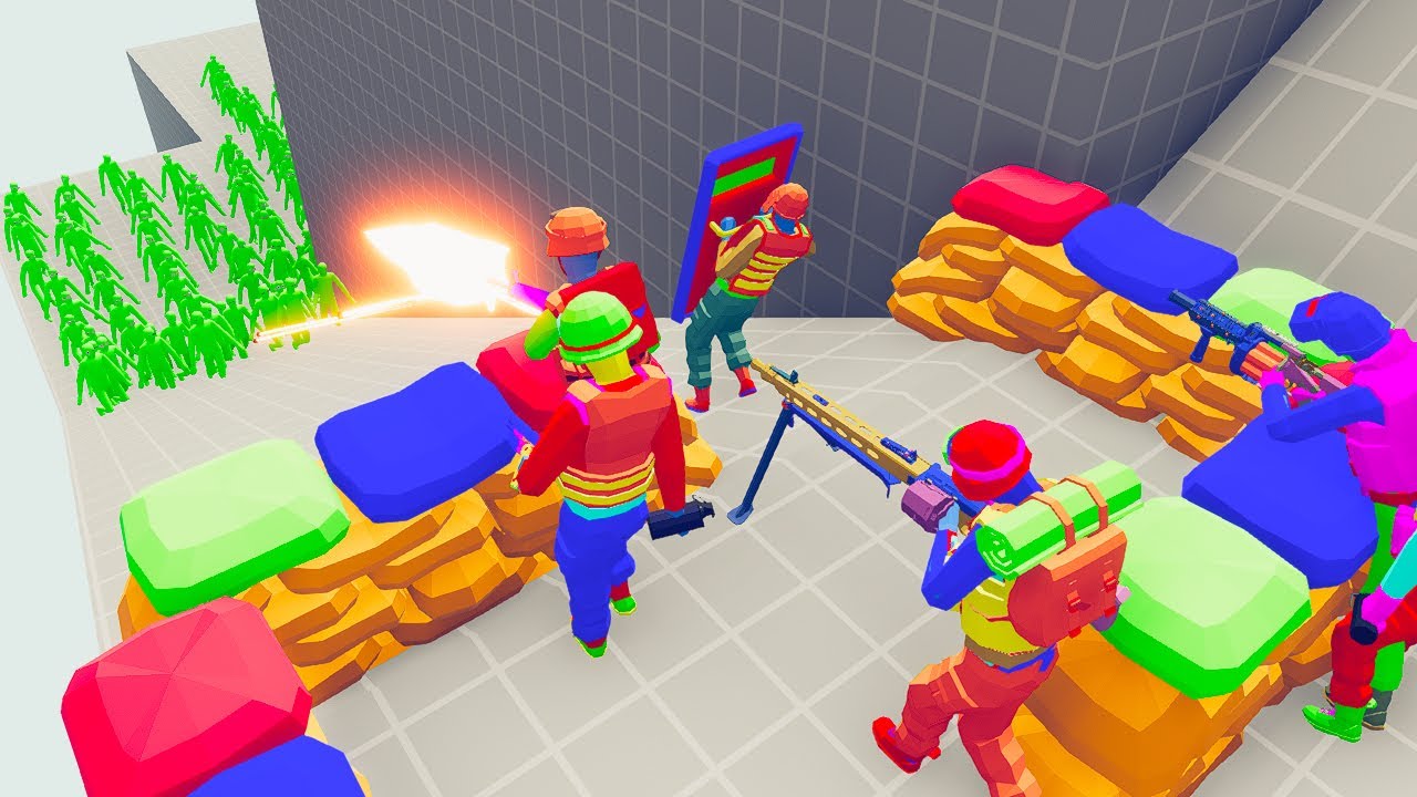 100X Zombies VS Soldiers |TABS Totally Accurate Battle Simulator PS4 ...