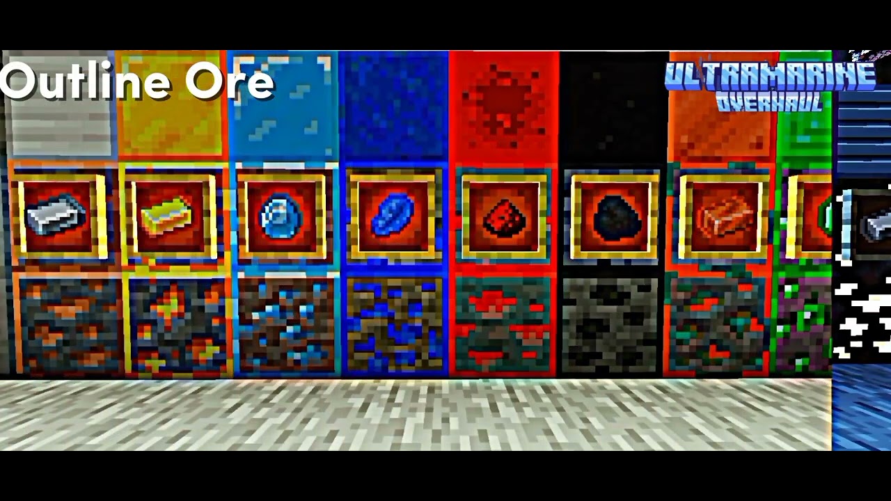 💓SHORT COMPARISON ULTRAMARINE OVERHAUL TEXTURE PACK V.3🔥FPS BOOSTER ...