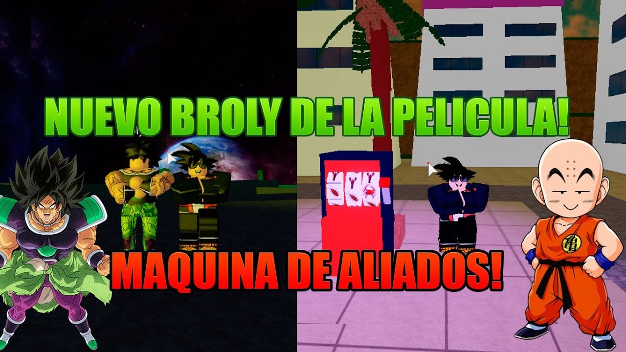 DRAGON BALL Z FINAL STAND NUEVO BROLY DE LA PELICULA LLEGA Y MAQUINA DE ...