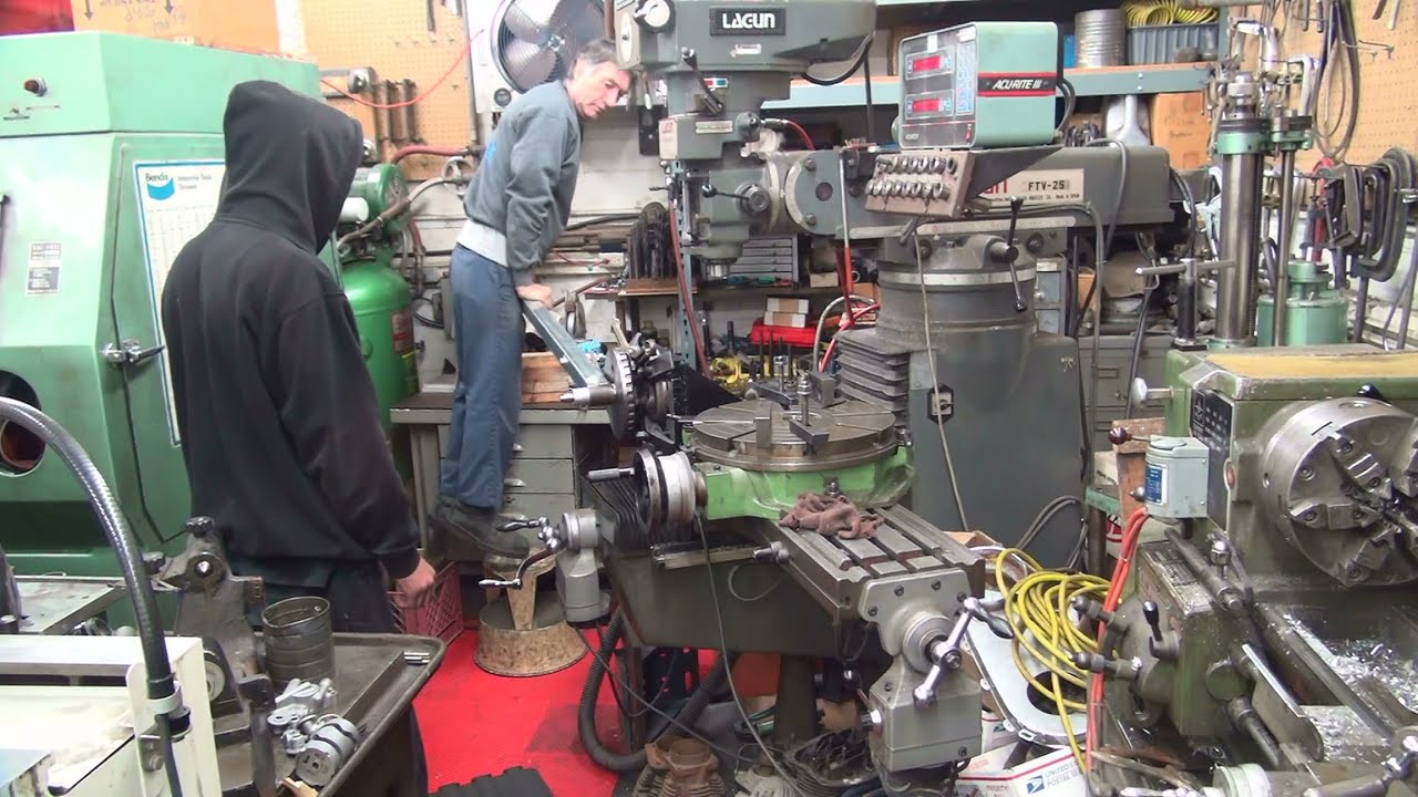 #140 the making of a flywheel truing tool crankshaft milwaukee 8 m8 evo ...