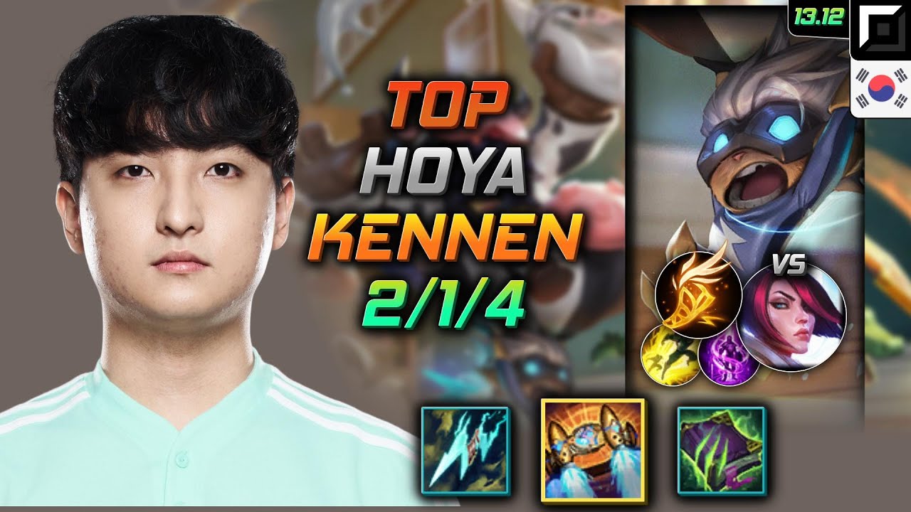 Kennen Top Build Hoya Hextech Rocketbelt Fleet Footwork - LOL KR ...