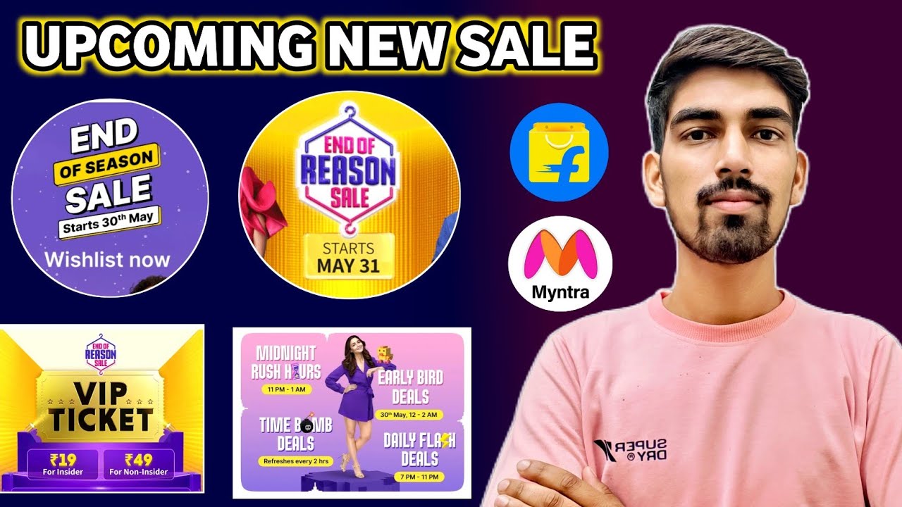 Flipkart End of Season Sale 2025 | Myntra End of Reason Sale 2025 | Upcoming Flipkart Sale - YouTube