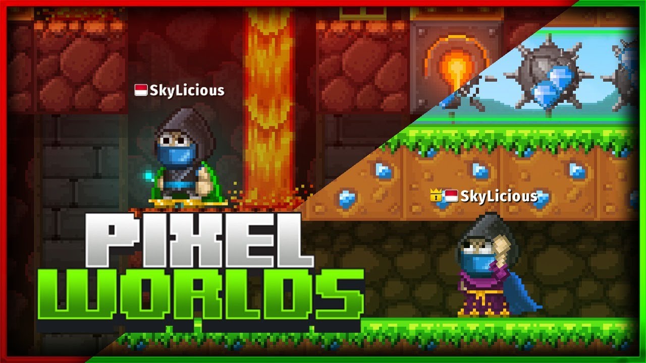 NYARI GEMS (FARMING + NETHER) - PIXEL WORLD INDONESIA - YouTube